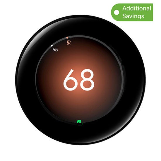 Google Nest Learning Thermostat (Gen 4) - Polished Obsidian