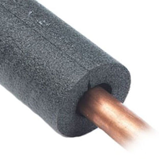 4PK Pipe insulation (1/2" W x 3/4" C, 3') with 12 Clips