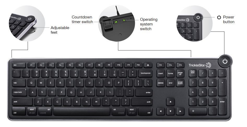 TrickleStar Advanced Keyboard (TS2602)